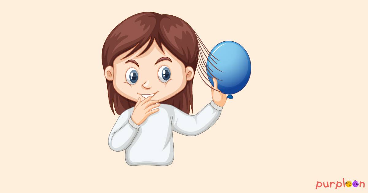 Balloon Static Electricity Experiment