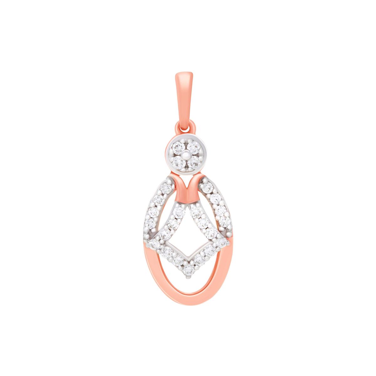 Elegant Studded 18KT Diamond Locket