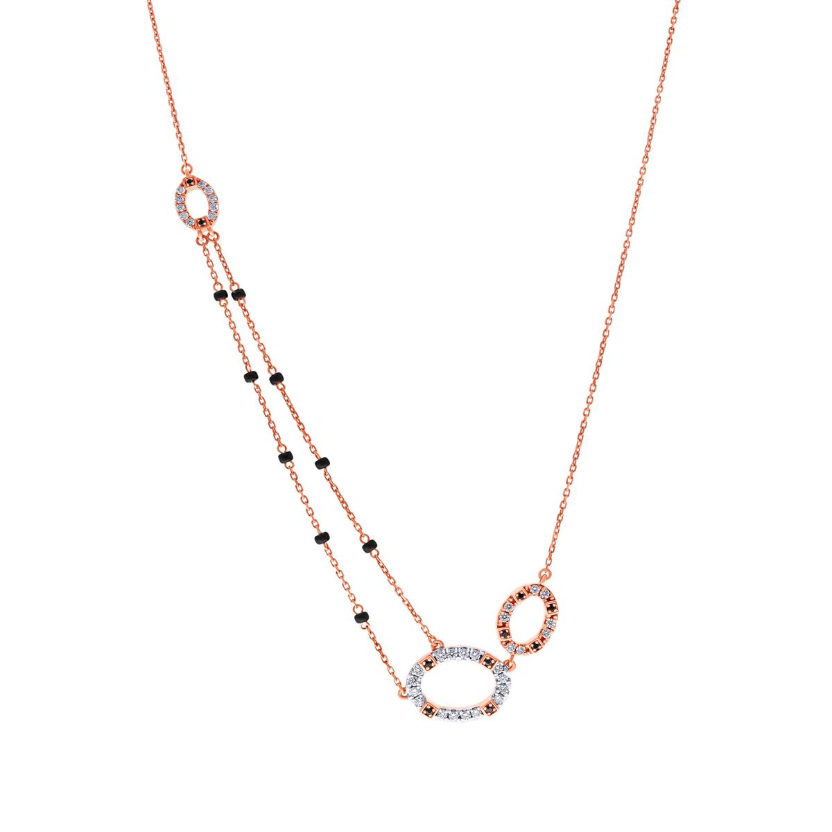 Loop Charm 18KT Rose Gold Necklace