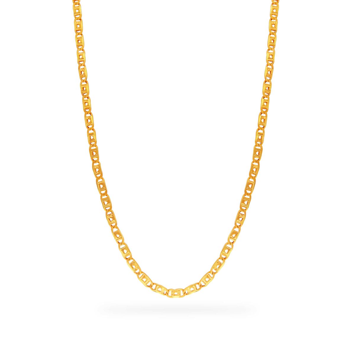 Regal Charm: Classic 22KT Gold Nawabi Chain | Shop Now